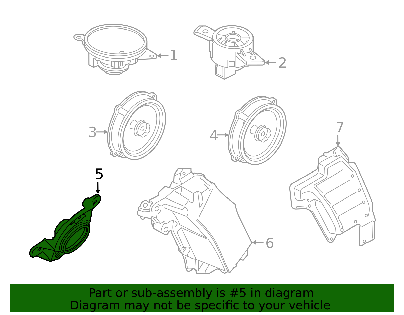 96361-S1200 - Speaker 2019-2023 Hyundai Santa Fe | AutoNation Parts