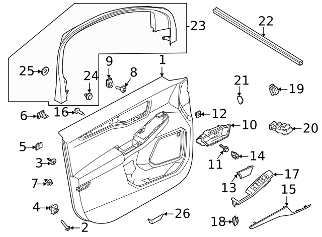 JX7Z-4273-AA - Cover - 2020 Ford Escape | Eastgate Ford Parts