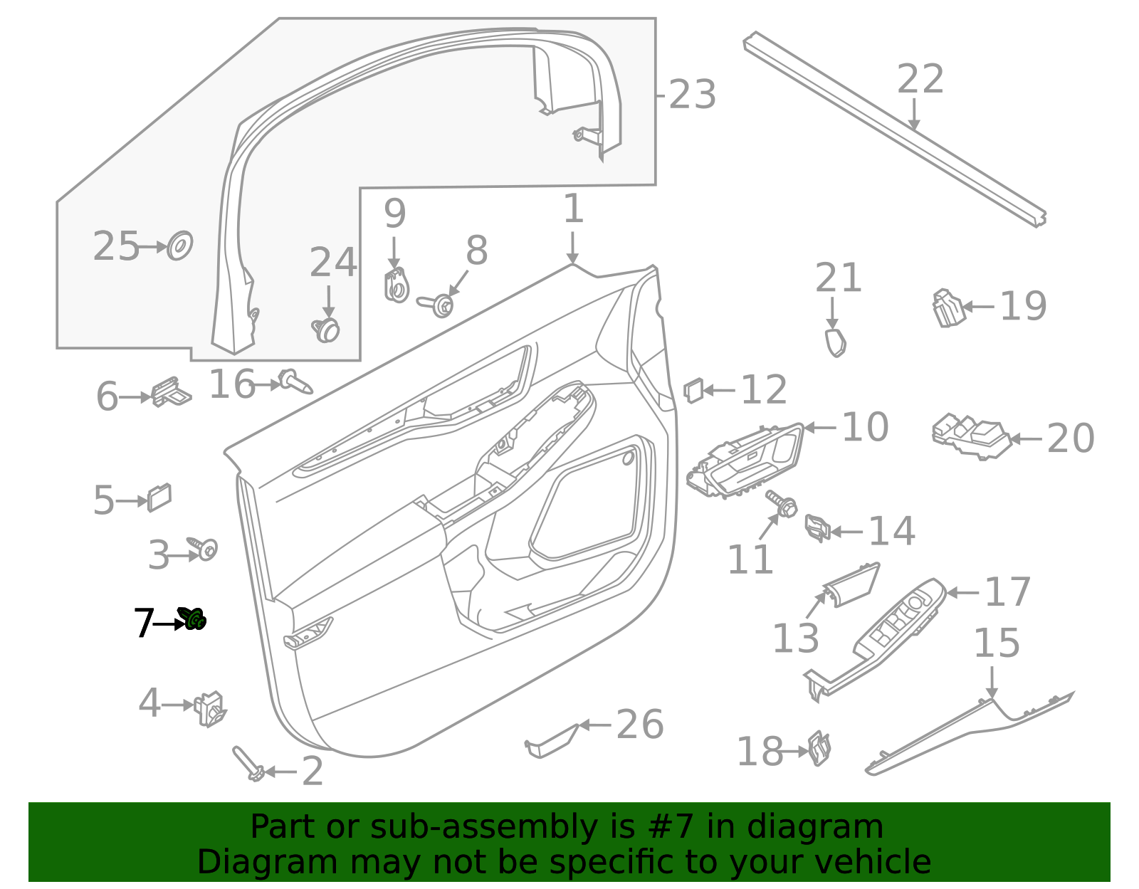 Genuine OEM Ford Part - Door Trim Panel Retainer Clip W721069-S300 ...
