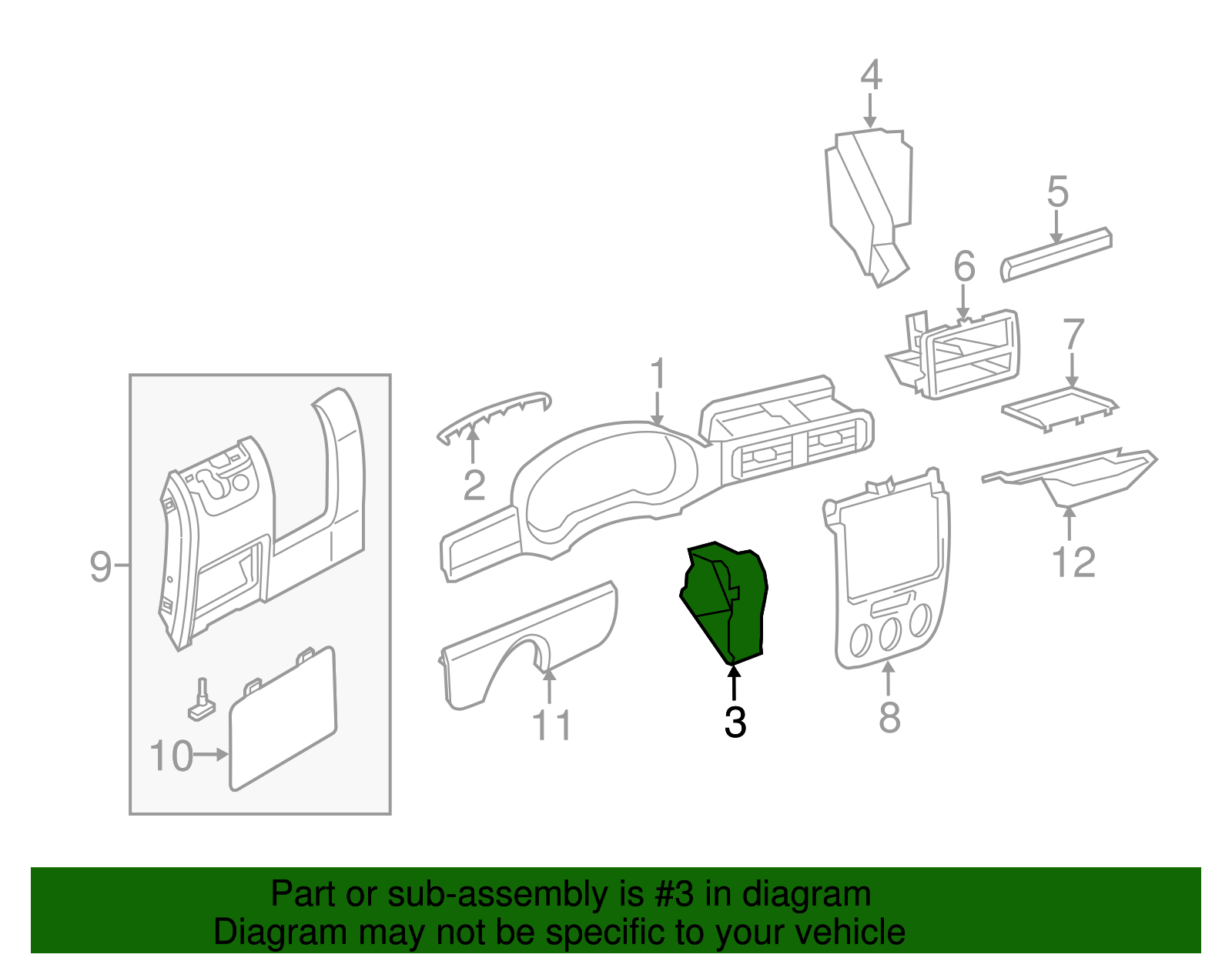 2011-2018 Volkswagen Jetta Deform Element 5C6-857-890-A | Wolfsburg ...