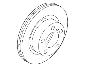34118848417 - 2008-2021 BMW Disc Brake Rotor Front (34-11-8-848-417 ...
