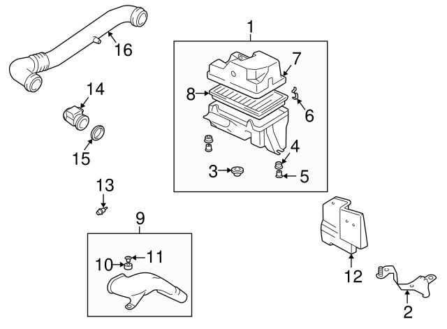 1995-2005 Mazda Air Intake Temp Sensor BP4W-18-845 | Mazda-Parts
