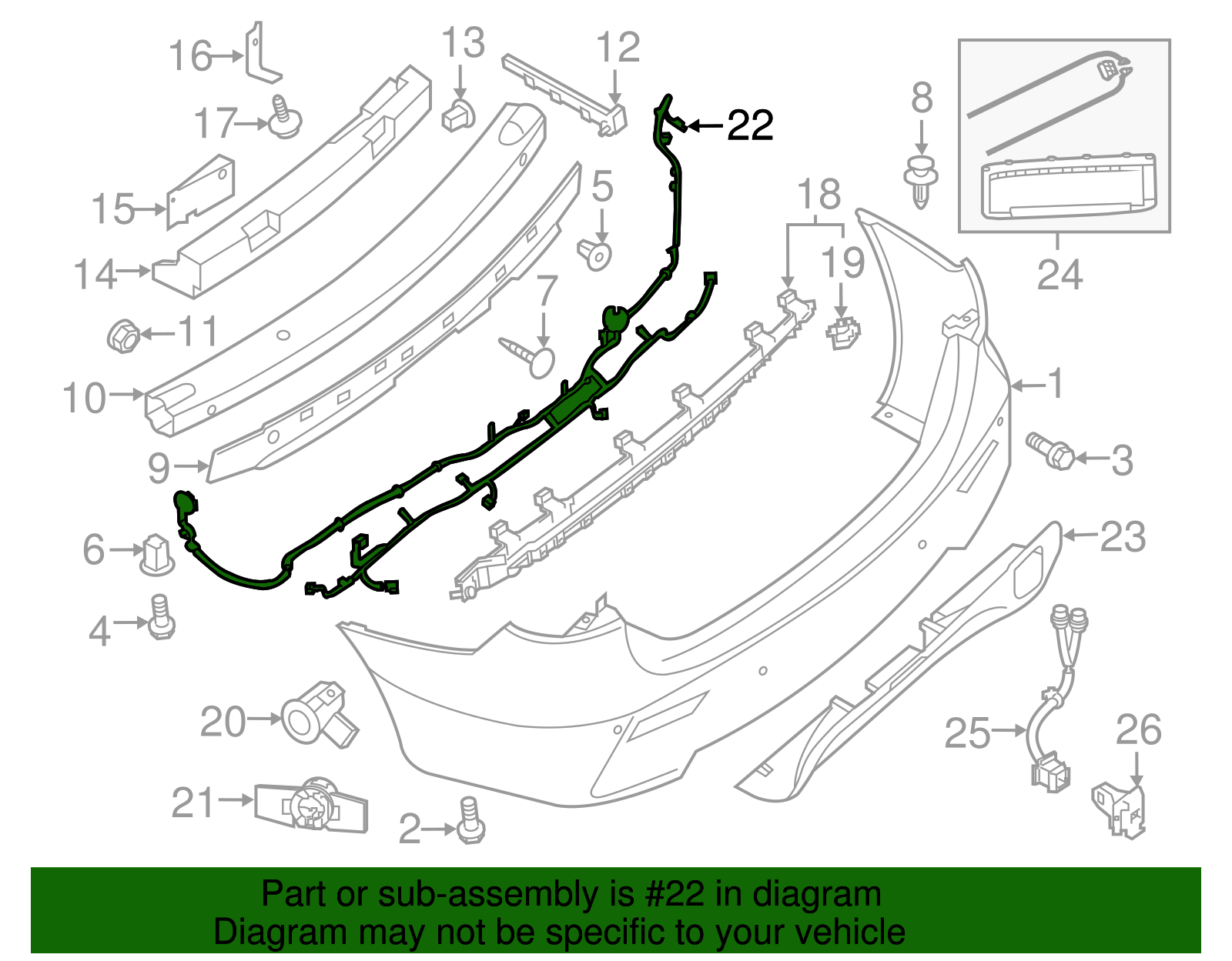 2016-2020 Infiniti QX60 Wire Harness 24093-9NF0A | OEM Parts Online