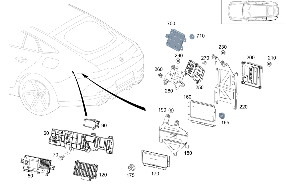 2018-2026 Mercedes-Benz Control Unit 000-900-09-16 | Mercedes-Benz Parts
