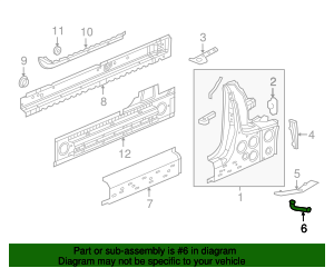 2016-2019 Buick Cascada Passenger Side Plenum Drain Valve 13414810 ...