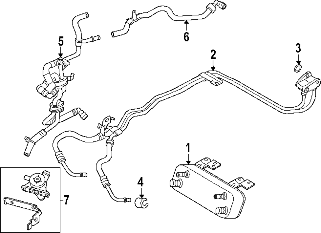 2024 Ford Ranger Coolant Hose MB3Z-8A577-N | OEM Parts Online