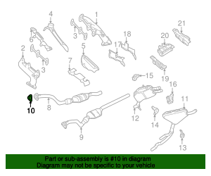 1996-2020 Audi Gasket 8D0-253-115-C | Audi Parts