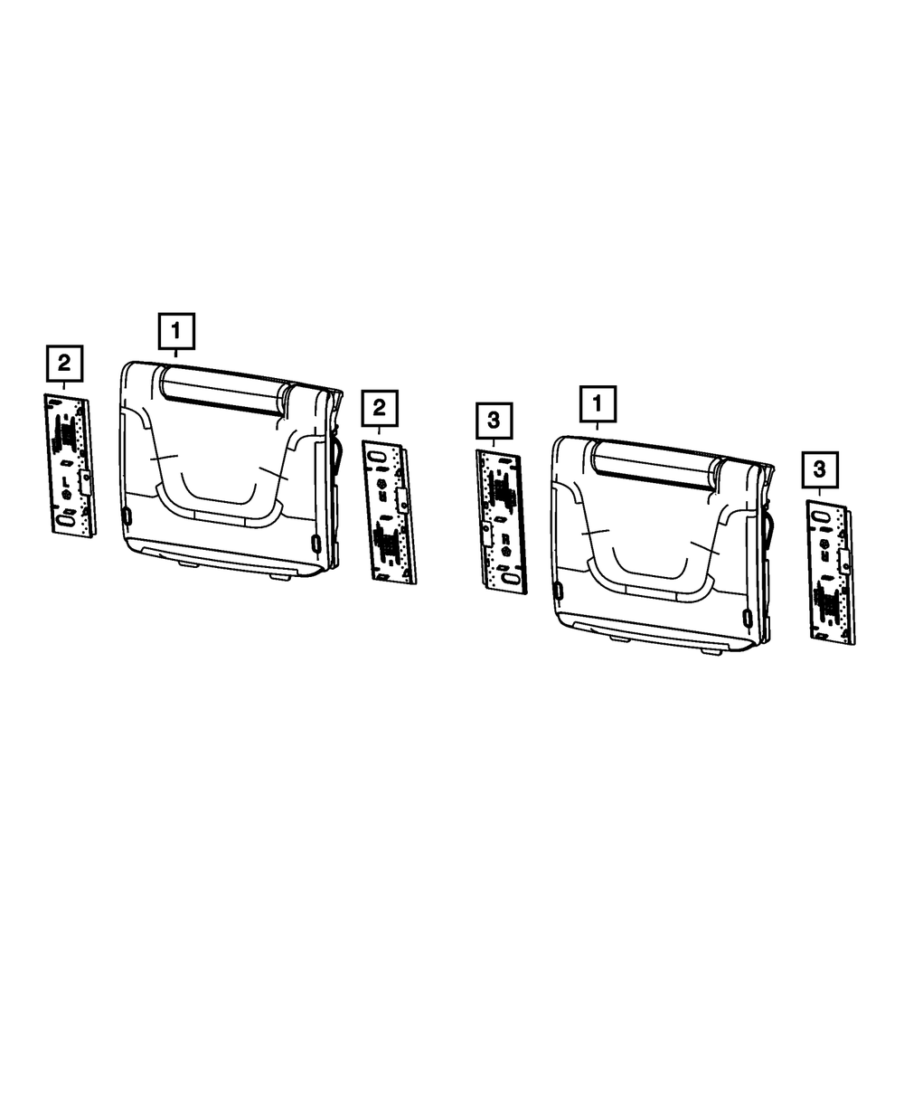 7GC76DX9AA - Media System Monitor, Right 2022-2025 Chrysler | Big 3 ...