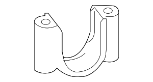 447-326-02-40 - Stabilizer Bar Clamp 2016-2023 Mercedes-Benz Metris ...