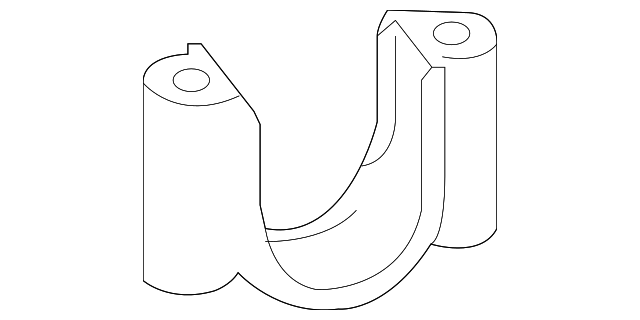 447-326-02-40 - Stabilizer Bar Clamp 2016-2023 Mercedes-Benz Metris ...