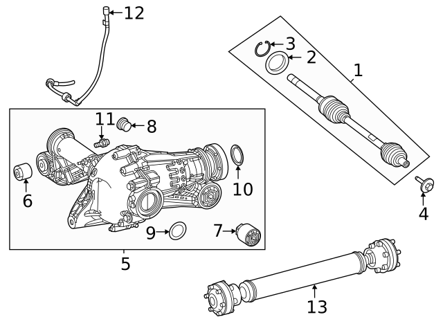 2020-2021 Mercedes-Benz Front Axle Shaft 167-330-90-01 | Mercedes-Benz ...