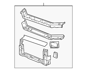 15856715 - Engine Compartment Front Panel 1997-2009 GM | Chevrolet ...