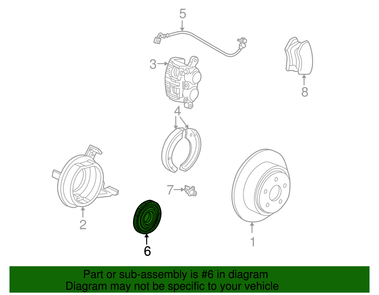 E7TZ-4B409-A - 1992-2008 Ford - Speed Sensor Ring | My Ford Parts
