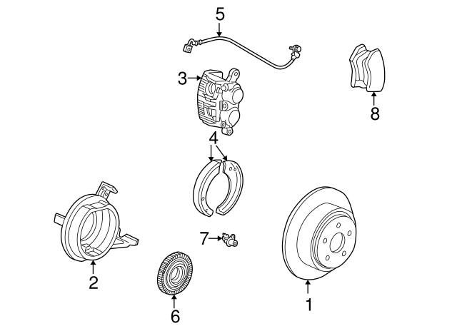 1997-2004 Ford Modulator Valve 6L3Z-2B373-A | Ford OEM Parts Outlet