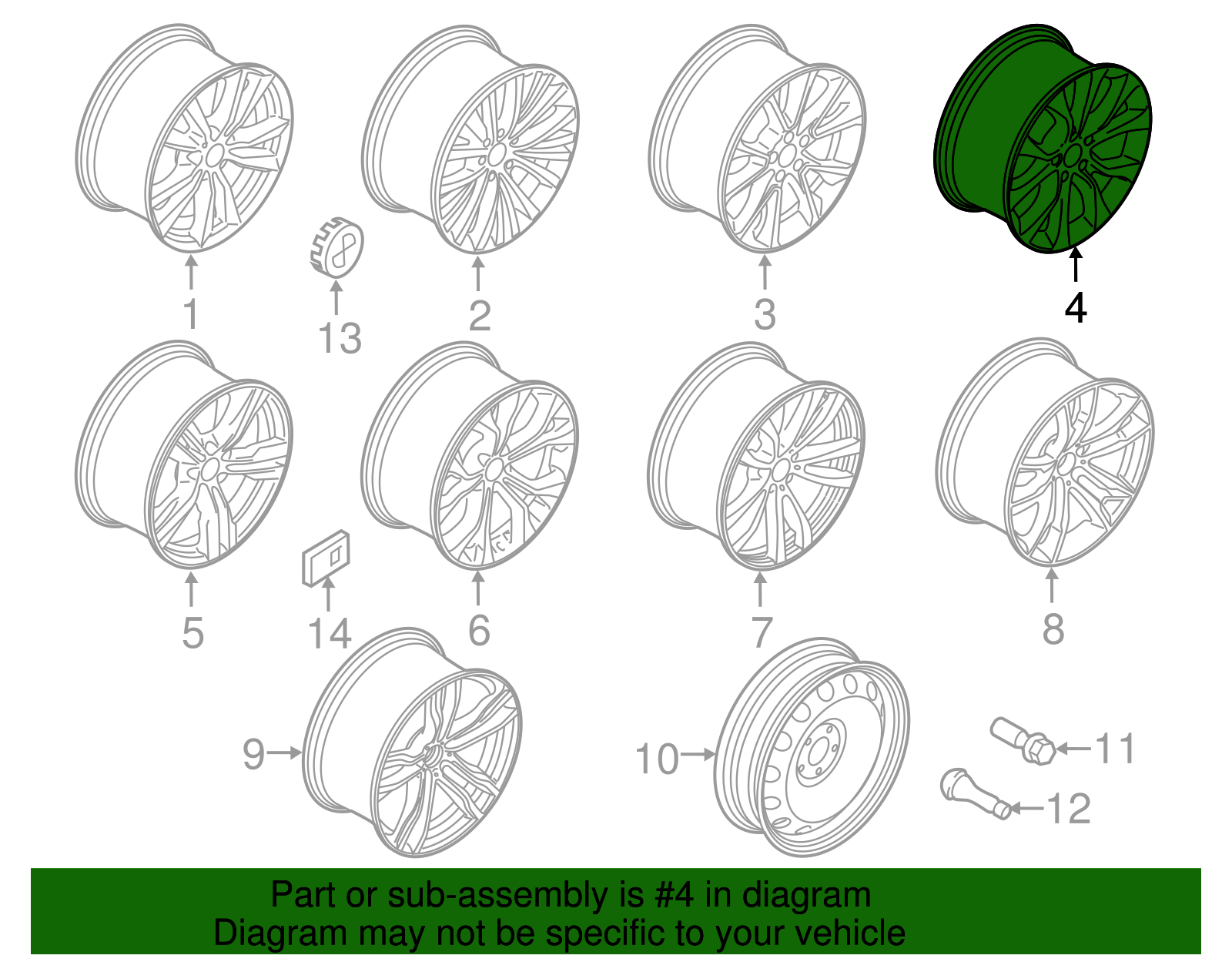 36-11-6-853-953 - Wheel Alloy - 2014-2018 BMW X5 | Buy BMW Parts Now