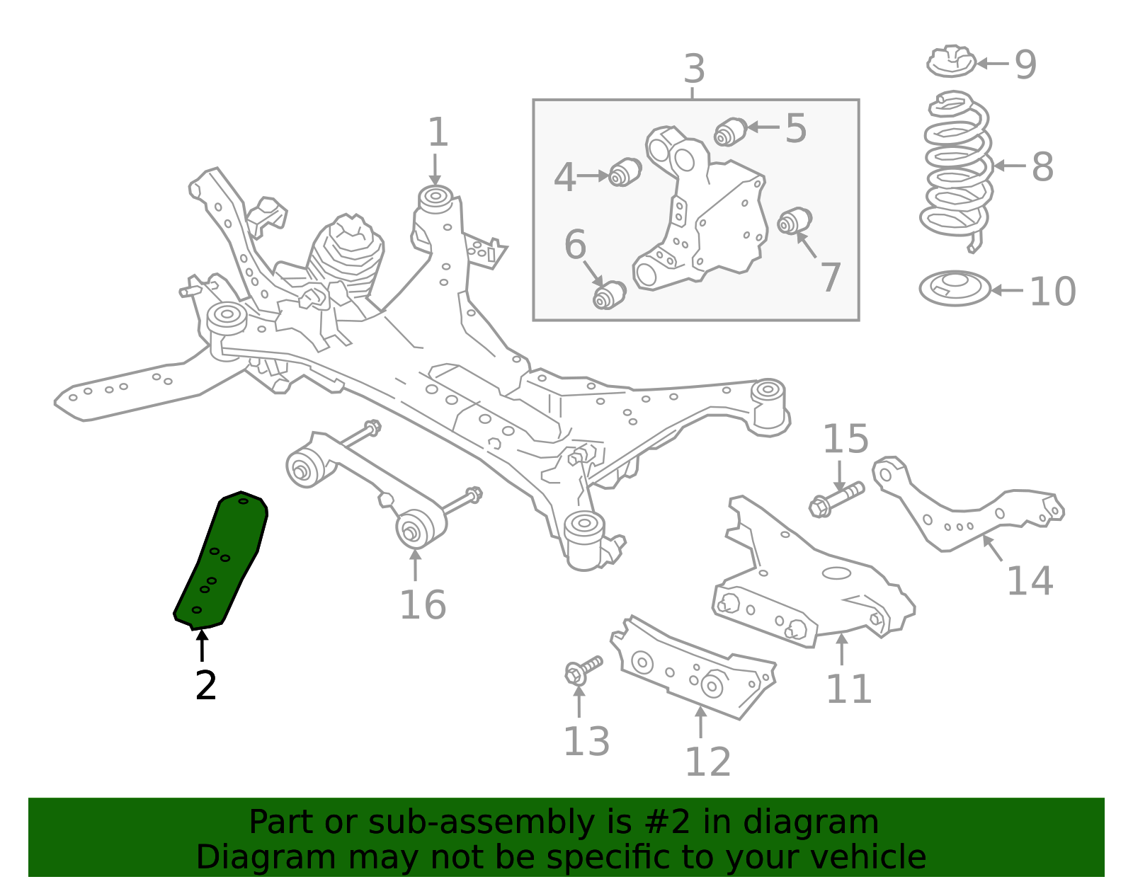 2018-2025 Nissan Stay Bracket 55451-3TA0C | Team Nissan Inc.