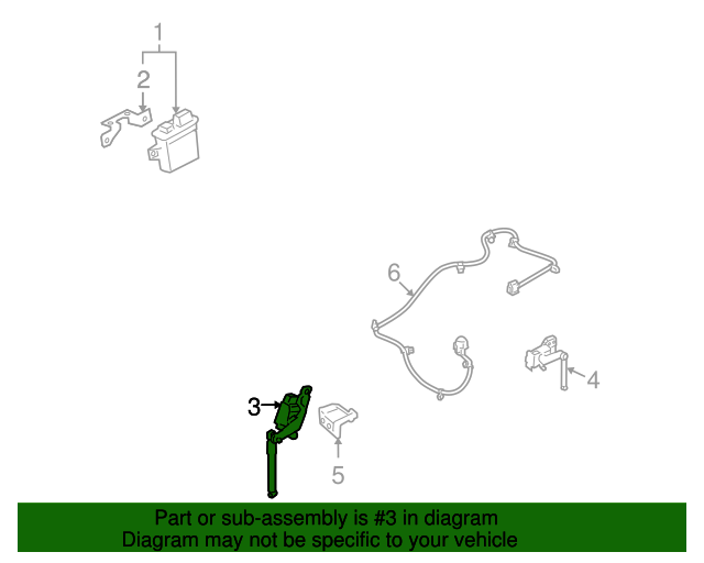 2009-2016 Hyundai Height Sensor 55830-3M000 | QuirkParts
