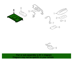 LR051746 - Antenna Assembly - 2012-2015 Land Rover Range Rover Evoque ...
