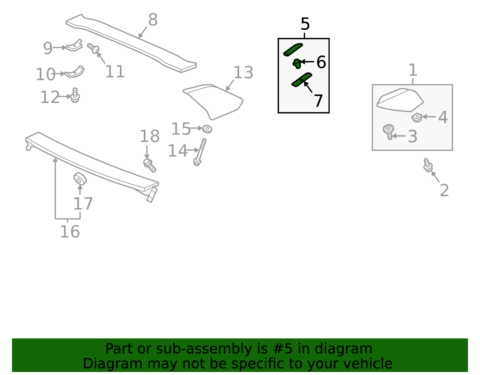 74930-TGH-A03ZA - 2017-2021 Honda Civic - Generator Tailgate Vortex ...