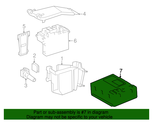 169-540-69-45 - Exchange Control Unit For Mercedes-Benz Parts Store