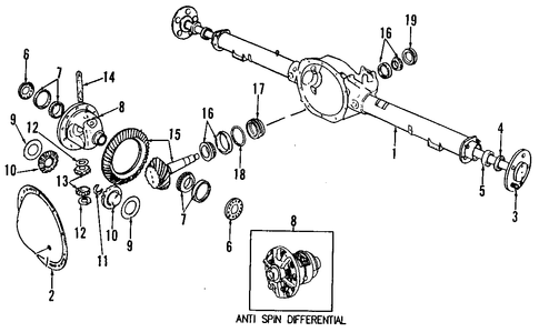 Rear Axle for 2005 Dodge Ram 2500 | Mopar Parts