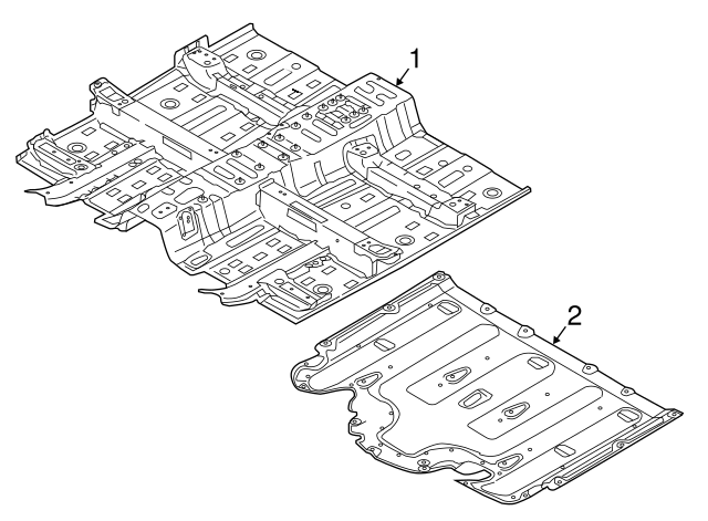 2017-2019 Hyundai Ioniq Under Cover 84135-G7000 | OEM Parts Online