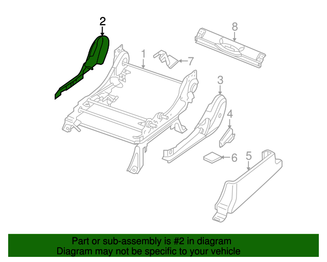 87381-EA001 - Side Cover 2004-2021 Nissan | Nissan Parts & Accessories ...