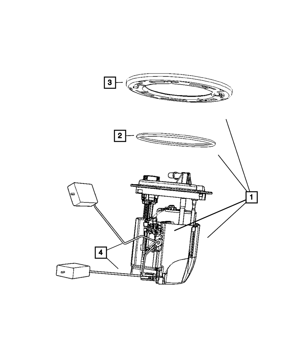 05183204AB - Auxiliary Level Unit Module Kit 2007-2017 Mopar | Big 3 ...