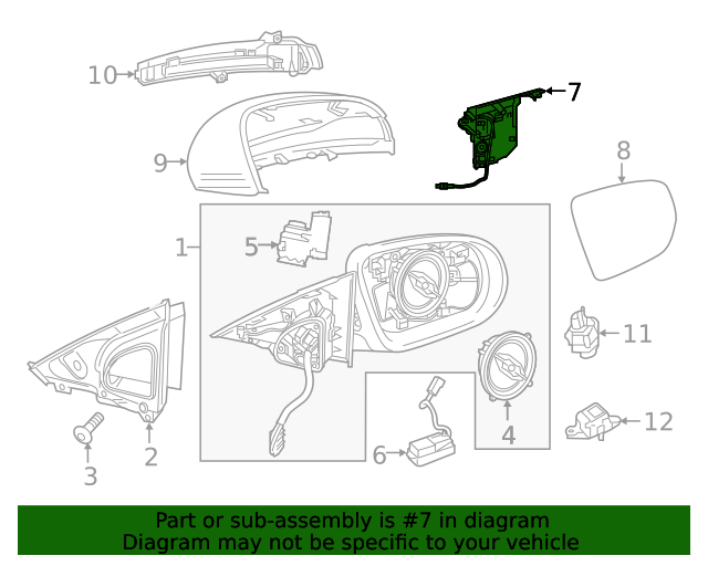 213-905-40-01-64 - Radio Antenna Mast 2017-2020 Mercedes-Benz ...