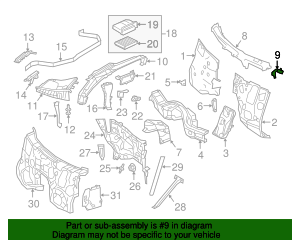 213-626-01-29 - Cowl Bracket 2017-2023 Mercedes-Benz | Mercedes-Benz ...