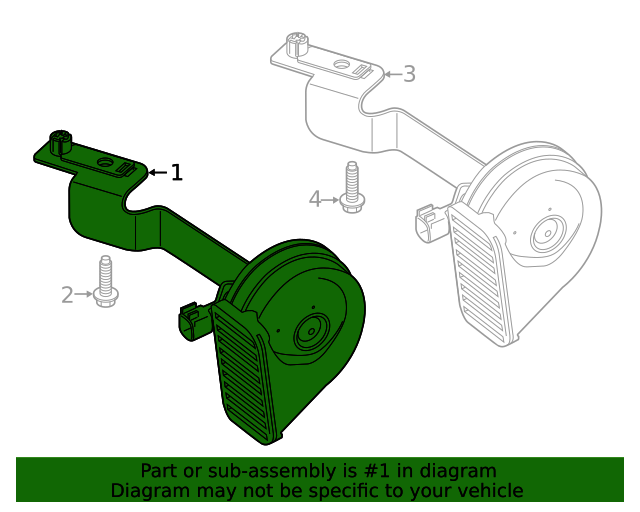 30747614 - Horn 2019-2024 Volvo | AutoNationParts.com