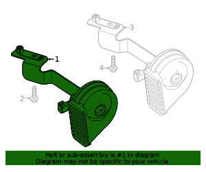 30747617 - Horn - 2019 2020 Volvo XC40 | Volvo OEM Parts Direct