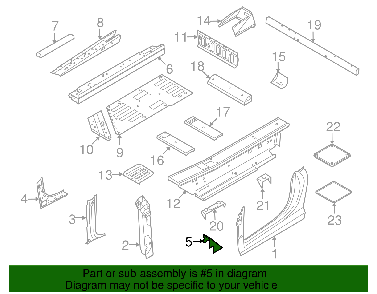 420-809-441 - Outer Support 2008-2015 Audi R8 | Audi OEM Parts
