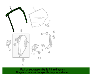 2017-2024 Audi Run Channel 8W5-839-432-D | Audi USA Parts