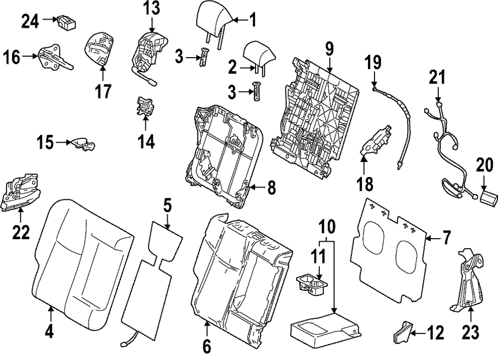 72630-F6020-C0 - 2022-2024 Lexus - Lock | My L Parts