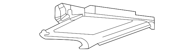 2020-2023 Mercedes-Benz Water Drain Panel 167-831-13-00 | MB OEM Parts