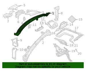 167-830-21-03 - Cowl Panel 2020-2023 Mercedes-Benz | AutoNationParts.com