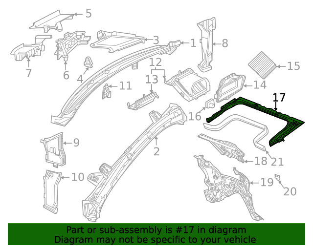 167-620-70-02 - Partition Panel 2020-2023 Mercedes-Benz | Mercedes-Benz ...