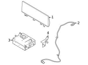 2021-2024 Genesis GV80 Head Unit Assembly Avn 96560-T6600 | OEM Parts Online