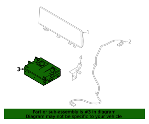 2021-2024 Genesis GV80 Head Unit Assembly Avn 96560-T6600 | OEM Parts Online