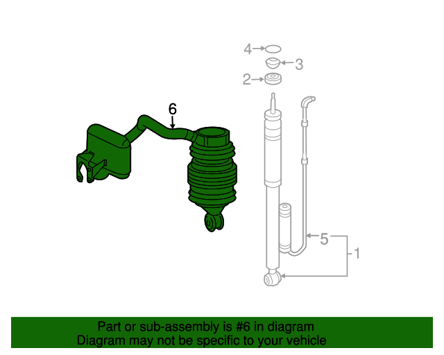 211-320-07-25-80 - Spring 2003-2009 Mercedes-Benz | Mercedes-Benz Parts ...