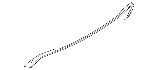 2021-2024 Audi SQ5 Outer Molding 80F-807-968-A-T94 | Audi USA Parts