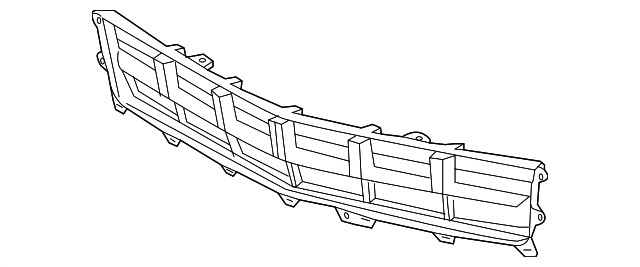 2013-2016 Cadillac SRX Front Lower Grille 22739004 GM | GMPartsDirect.com
