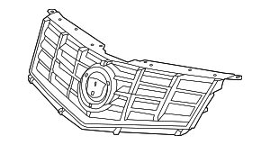 2013-2016 Cadillac SRX Front Upper Grille 22738992 GM | GMPartsDirect.com
