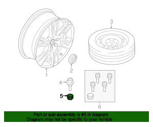 2015-2022 Volvo Lug Nut Plastic Caps - Kit Of Twenty - Chrome 31471082 ...