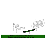 208-690-07-62 - Lower Molding 1998-2003 Mercedes-Benz | MB Parts Source