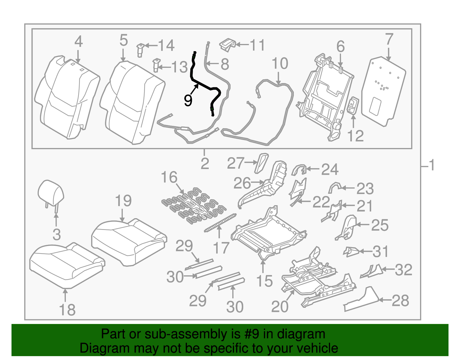 TM52-88-287 - Release Cable 2016-2024 Mazda | Florida Mazda Parts