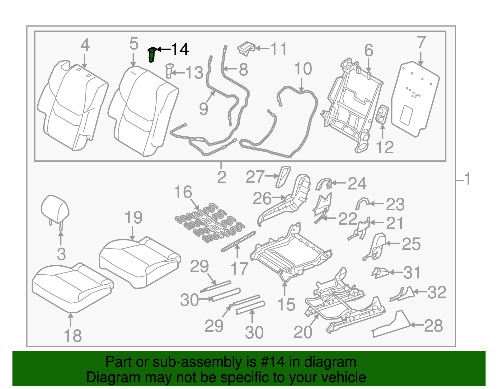 KD45-88-1G9-15 - Headrest Guide 2016-2019 Mazda CX-9 | Florida Mazda Parts