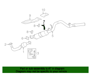 2011-2019 GM Exhaust Pipe Hanger 25851554 GM | GMPartsDirect.com
