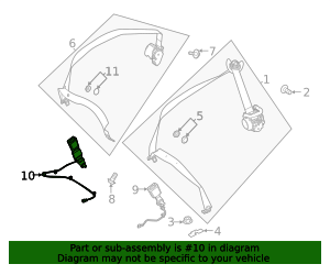 247-860-18-03-9051 - Center Buckle 2020-2021 Mercedes-Benz GLB 250 ...